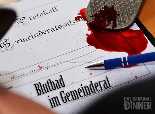 Krimidinner | Blutbad im Gemeinderat